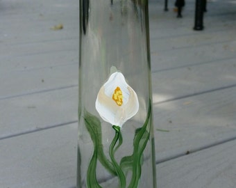 Calla lily glass | Etsy
