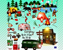 Unique camping tent clipart related items | Etsy
