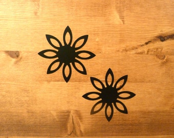 Unique flower vinyl related items | Etsy