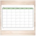 Printable Daily Task Sheet Full page organizer Clean and