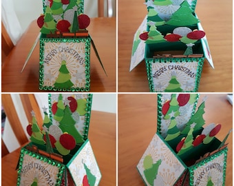 Unique 3d christmas cards related items | Etsy