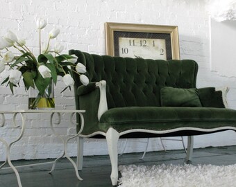 Shabby chic sofa | Etsy