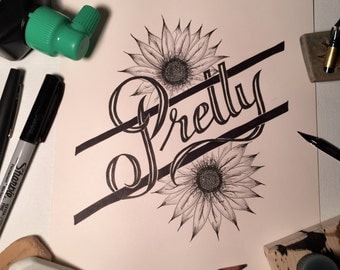 Items similar to CUSTOM -Pretty In Ink Bridal Shower on Etsy