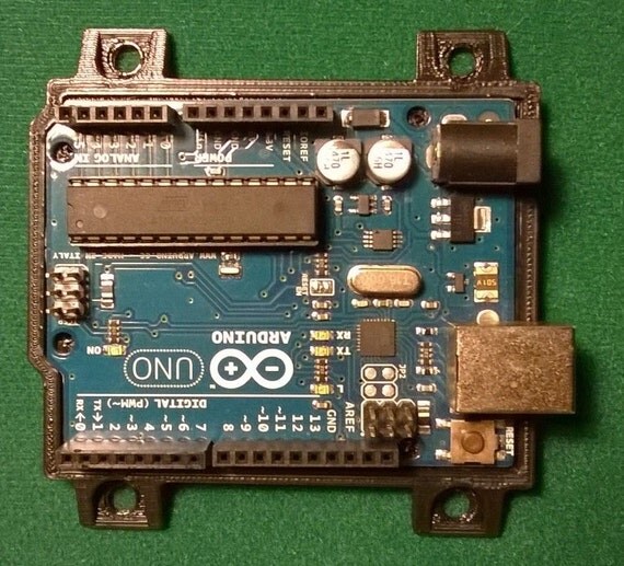 Arduino UNO R1 R2 R3 Mount Holder Accessory by CipherPrinting