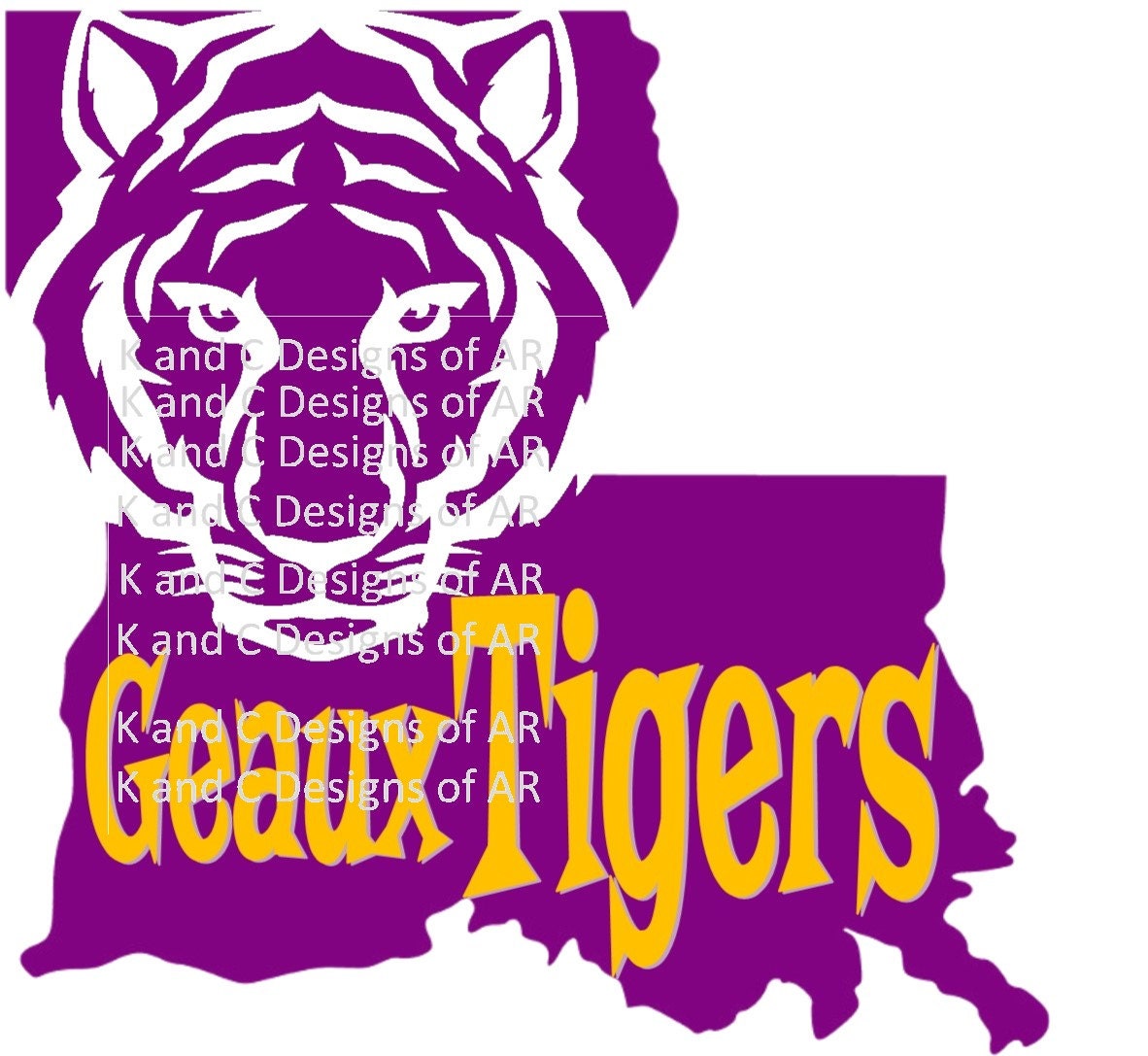Geaux Tigers Go Tigers file LSU Lousiana SVG PNG jpg