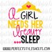 Beauty Sleep SVG DXF EPS png Files for Cutting Machines