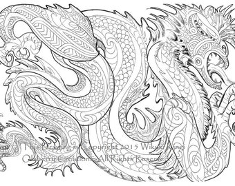 A3 coloring page | Etsy