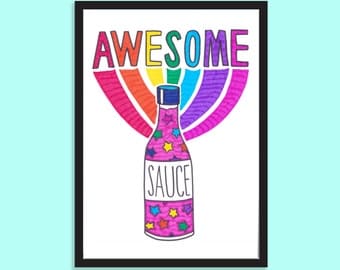 Awesome sauce | Etsy