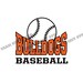 Bulldogs Baseball Download Files SVG DXF EPS Silhouette
