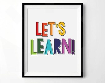 Items similar to Let Them Be Little - Playroom - Classroom - Nursery ...