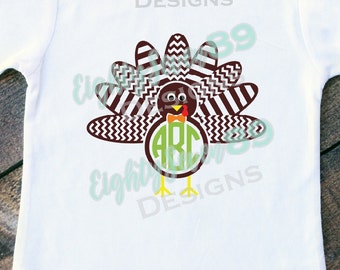 Turkey monogram | Etsy