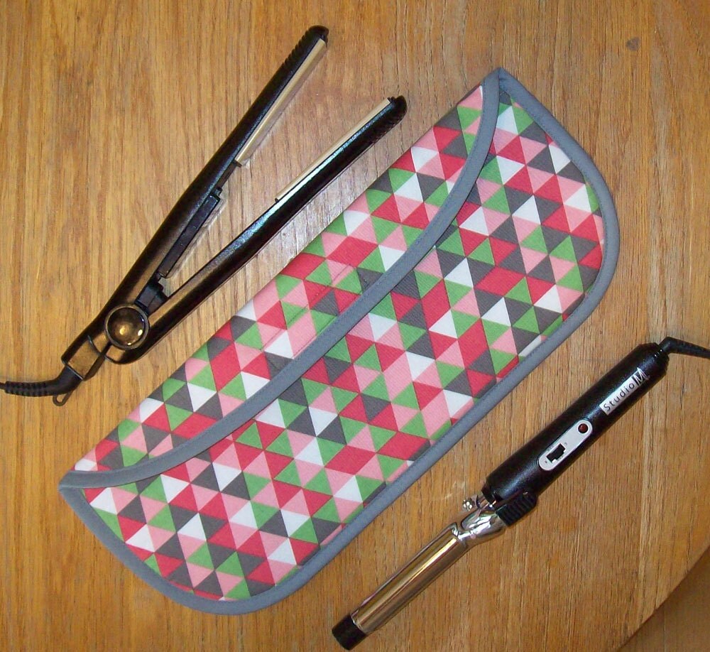 Curling Iron Case // Flat Iron Cover // Insulated // For