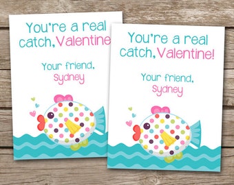 Fish valentines | Etsy