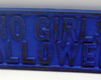 Boy's Room Sign Boy Zone No Girls Allowed Sign Sign for