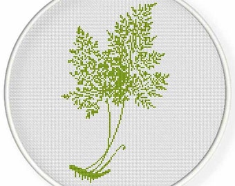 Leaves cross stitch | Etsy