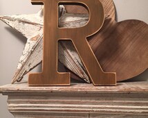 Popular items for wooden letter r on Etsy