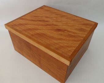 Small Wooden Box From Reclaimed Oak Pine by AntonelliWoodcrafts