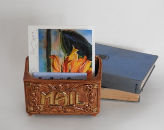 Items similar to Personalized Customized Ceramic Letter Holder Envelope ...