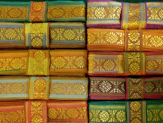 10 Yards Mixed Sari Borders Sari Trim SR62 by RibbonsAndSilk