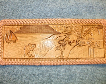 masonic wallet / billfold freemason wallet. by Proleathercarver