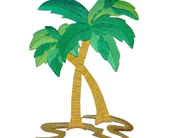Palm tree applique | Etsy