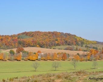Pastoral scene in the Fall Shenandoah Valley Virginia