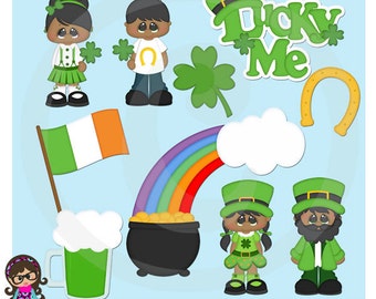 Leprechaun clip art | Etsy