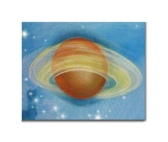 Outer Space Wall Art Solar system Kids Wall Art by handpainting