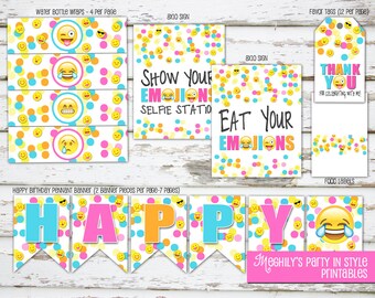 Unique emoji invitation related items | Etsy