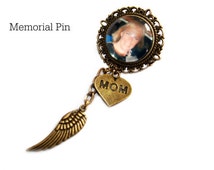 Unique memorial pin related items | Etsy