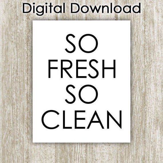 So Fresh And So Clean Clean Printable - Printable Word Searches