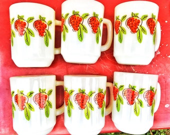 Pyrex strawberry | Etsy