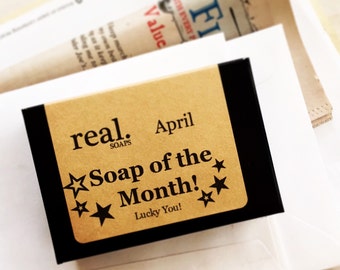Soap of the Month Club 12 Month Soap Subscription LARGE 6oz