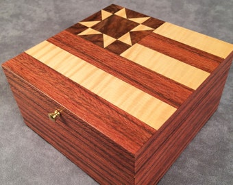 Wooden Keepsake Boxes with Vintage Quilt Designs by Quiltboxes