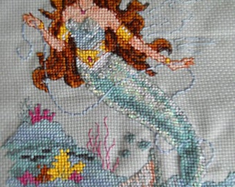 Mermaid cross stitch | Etsy