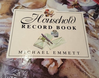 Unique record keeping book related items | Etsy