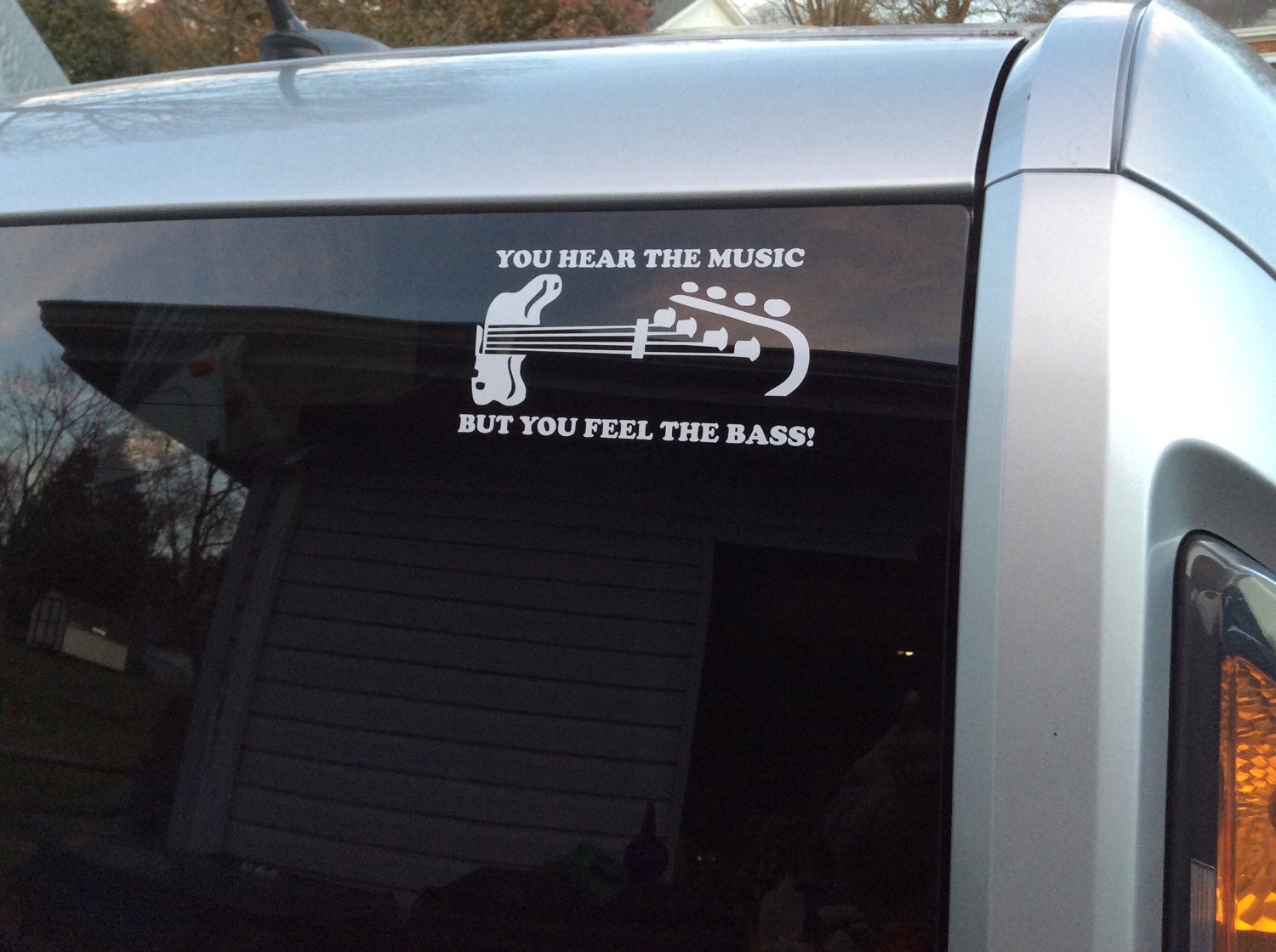 Bass player decal bass player sticker bass guitar decal
