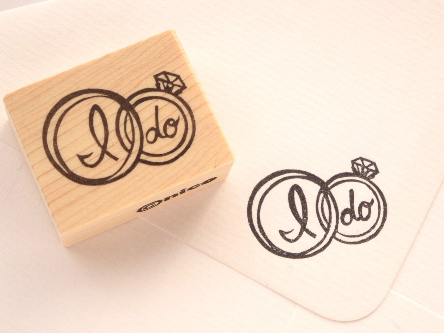 Wedding Ring Rubber stamp I Do Ring stamp Wedding