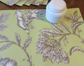 Lime green placemats | Etsy