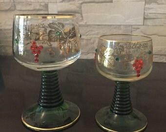 German wine glasses | Etsy