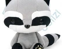 Unique raccoon plush related items | Etsy