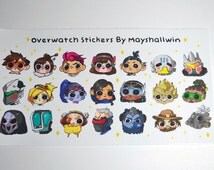 Unique overwatch sticker related items | Etsy