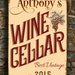 CUSTOM WINE CELLAR Sign Personalized Wine Cellar Sign