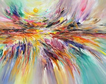 Abstract painting original modern art by abstractpaintingshop