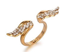 Unique gold angel wing ring related items | Etsy