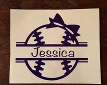 Popular items for softball decal on Etsy