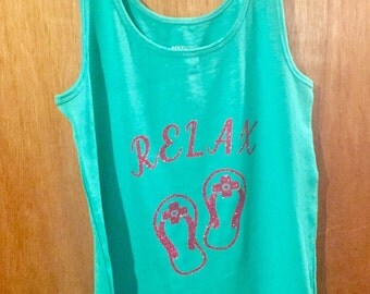 Flip flop tank top | Etsy
