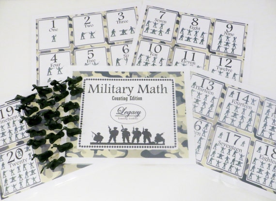 PRINTABLE Military Math Counter Printable Math Worksheets