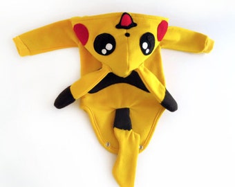 Pikachu costume | Etsy