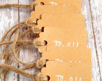 Rustic wedding tags | Etsy